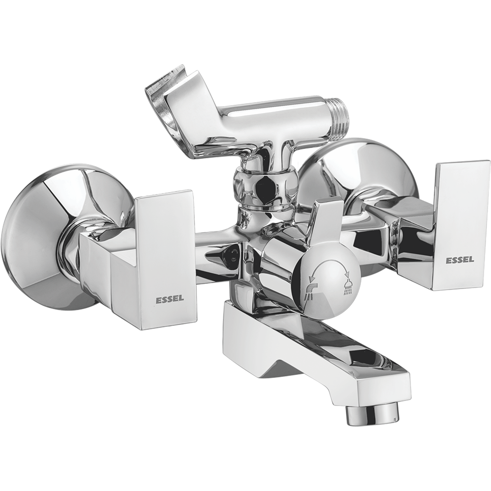 132067 - Wall mixer with inbuilt telephonic arrangement, shower arrang ...
